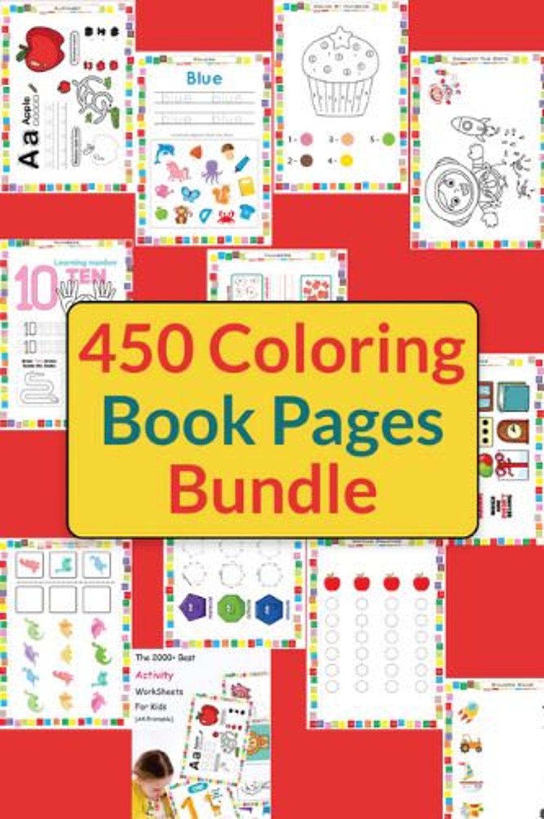 PLR Coloring and Activity Book for Kids, Master Resell Rights, Mrr ...