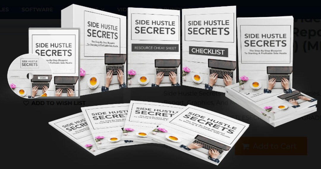 Side Hustle Secrets Video Upgrade, Passive Income, Make Money, Digital ...