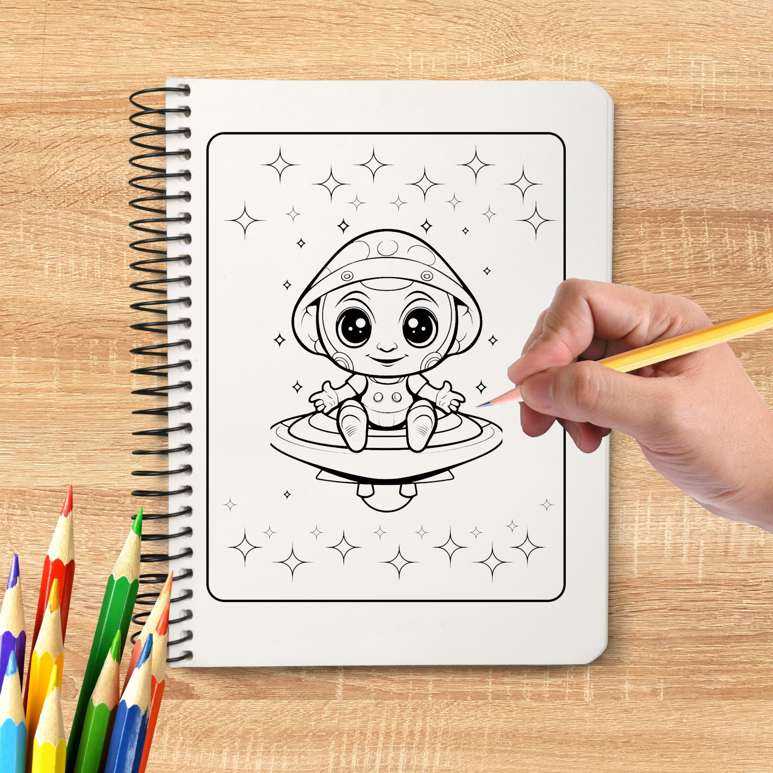 Space Coloring Pages for Kids, Space Themed Kids Party, Space ...