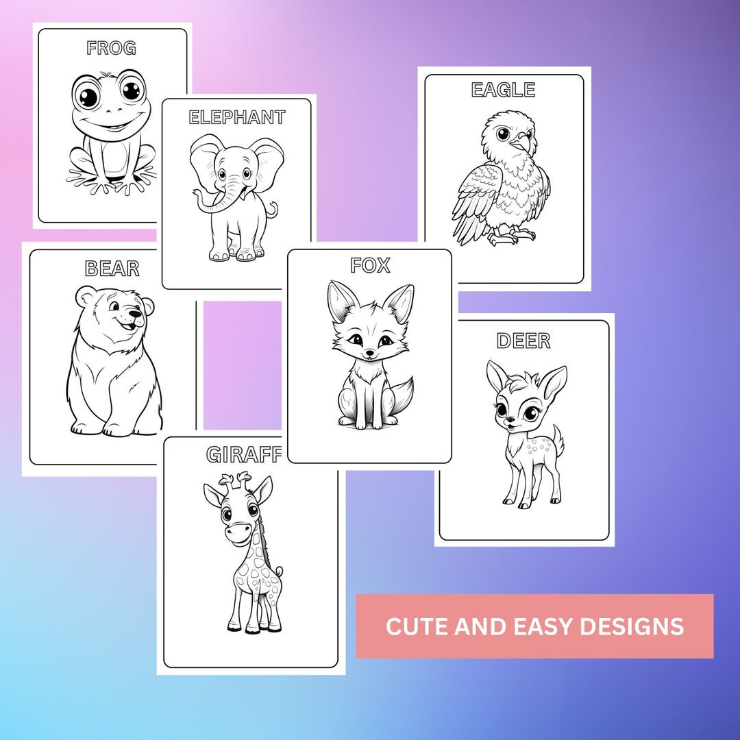 Wild Animals Coloring Pages,animals Activities,printable Coloring Pages ...