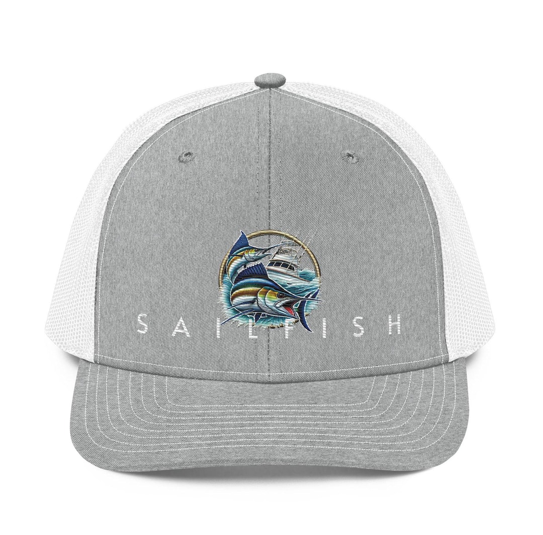 Sailfish Embroidered Offshore Fishing Hat- - Etsy