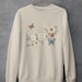 Whimsical Flower Smiley Face Crewneck Cozy Stylish Sweatshirt Great ...