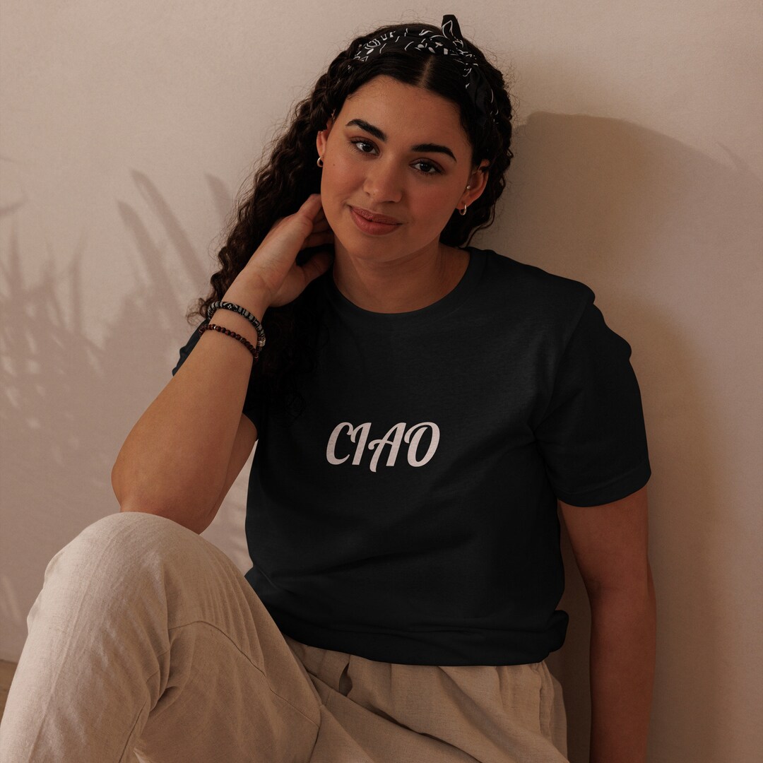 Eco-friendly 'CIAO' Unisex Staple T-shirt - Sustainable Style for Warm ...