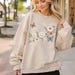 Whimsical Flower Smiley Face Crewneck Cozy Stylish Sweatshirt Great ...