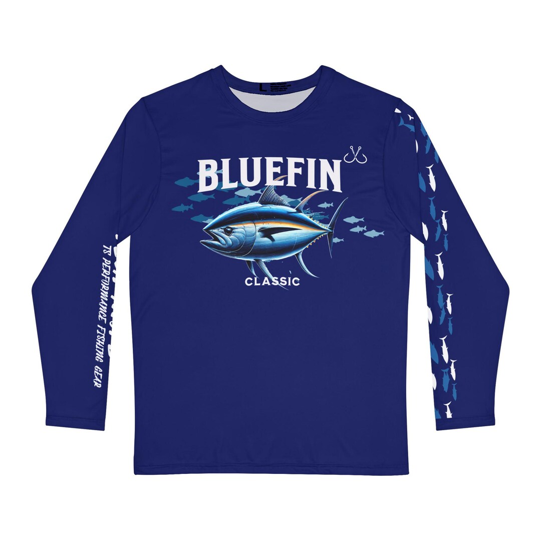 Bluefin Classic Performance Fishing Shirt, 100% Polyester, Climate ...