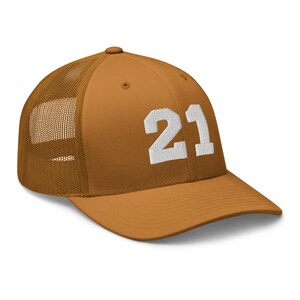 Embroidered '21st Birthday' Trucker Cap – Mesh Back, Adjustable Fit ...
