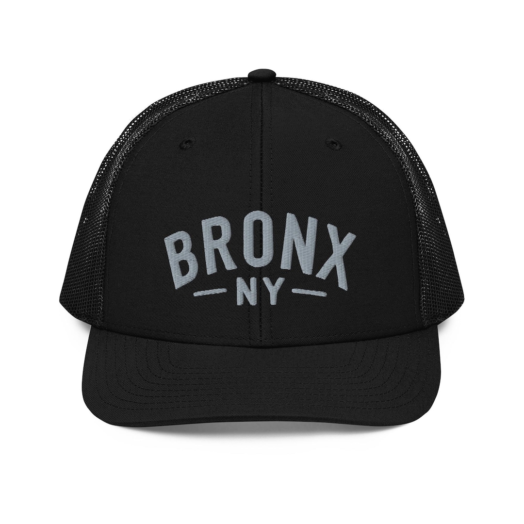 Embroidered 'bronx NY' Trucker Hat – Adjustable Snapback, Mid-profile ...