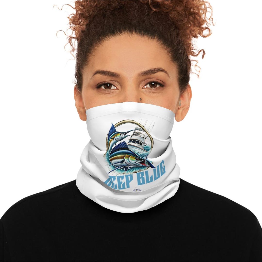 Deep Blue Offshore Fishing Lightweight Gaiter, Moisture-wicking Neck ...