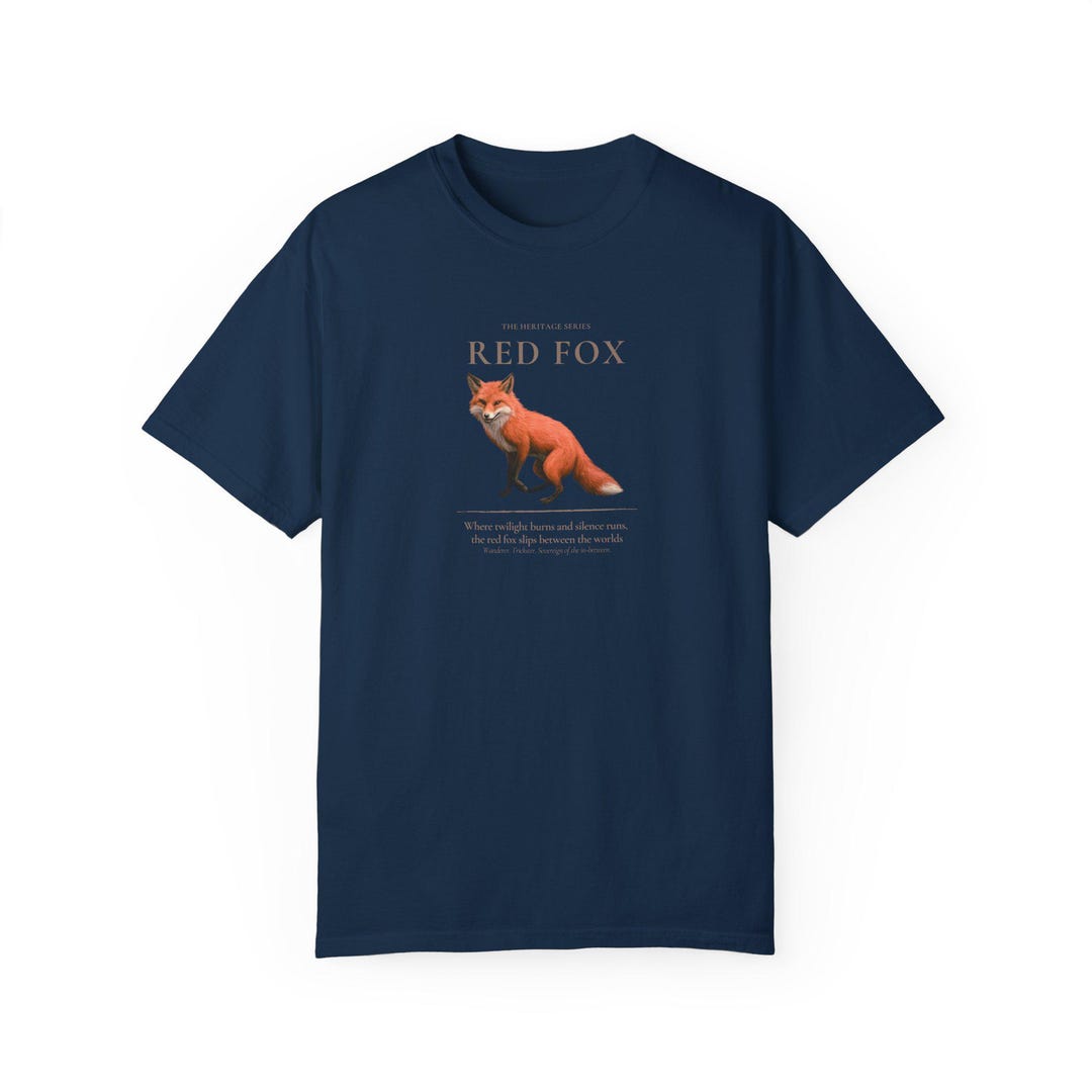 Red Fox Heritage Series Tee Vintage Wilderness Graphic Tee Comfort ...