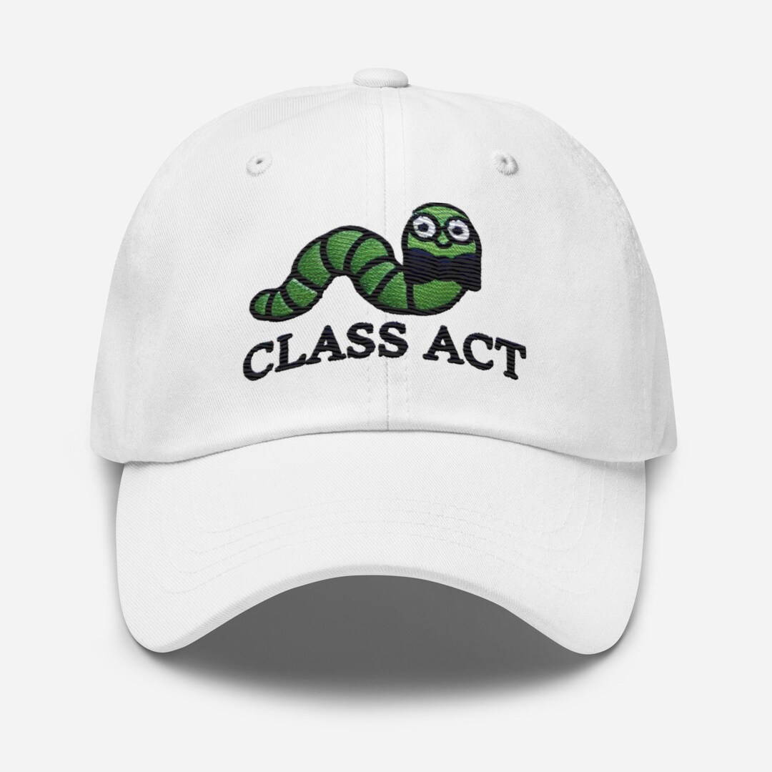 Fun Class Act Worm Embroidered Dad Hat - Etsy