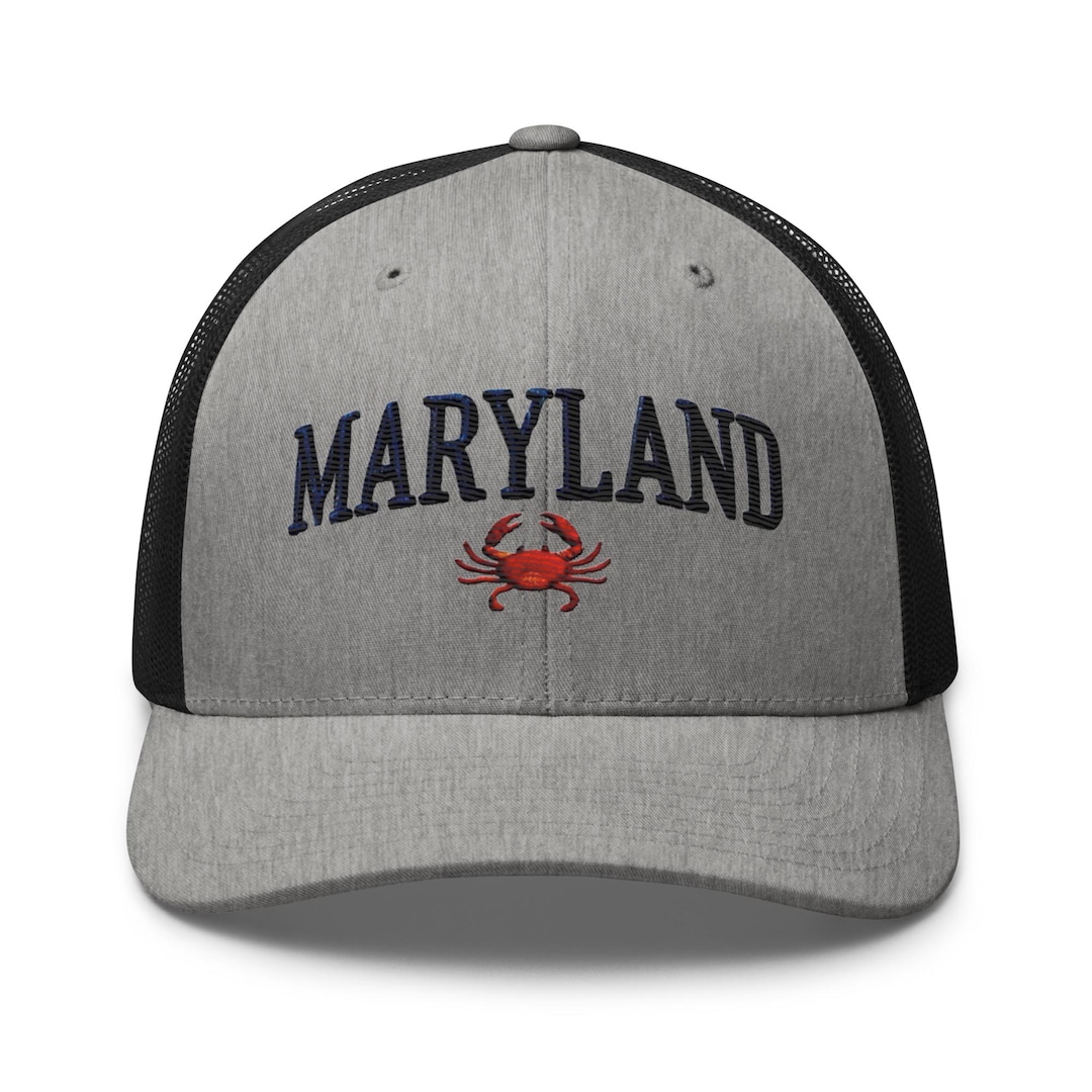 Maryland Pride Embroidered Trucker Cap - Etsy