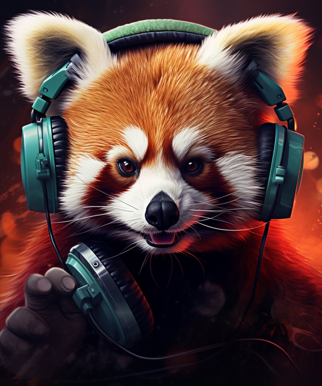 DJ Red Panda Jigsaw Puzzle 30, 110, 252, 500,1000-piece - Etsy