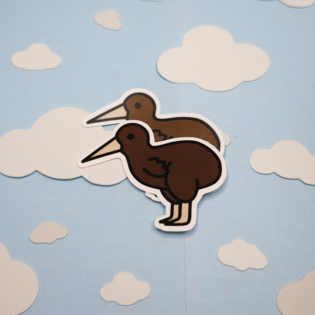 Funny Kiwi Bird Stickers | Single - Etsy