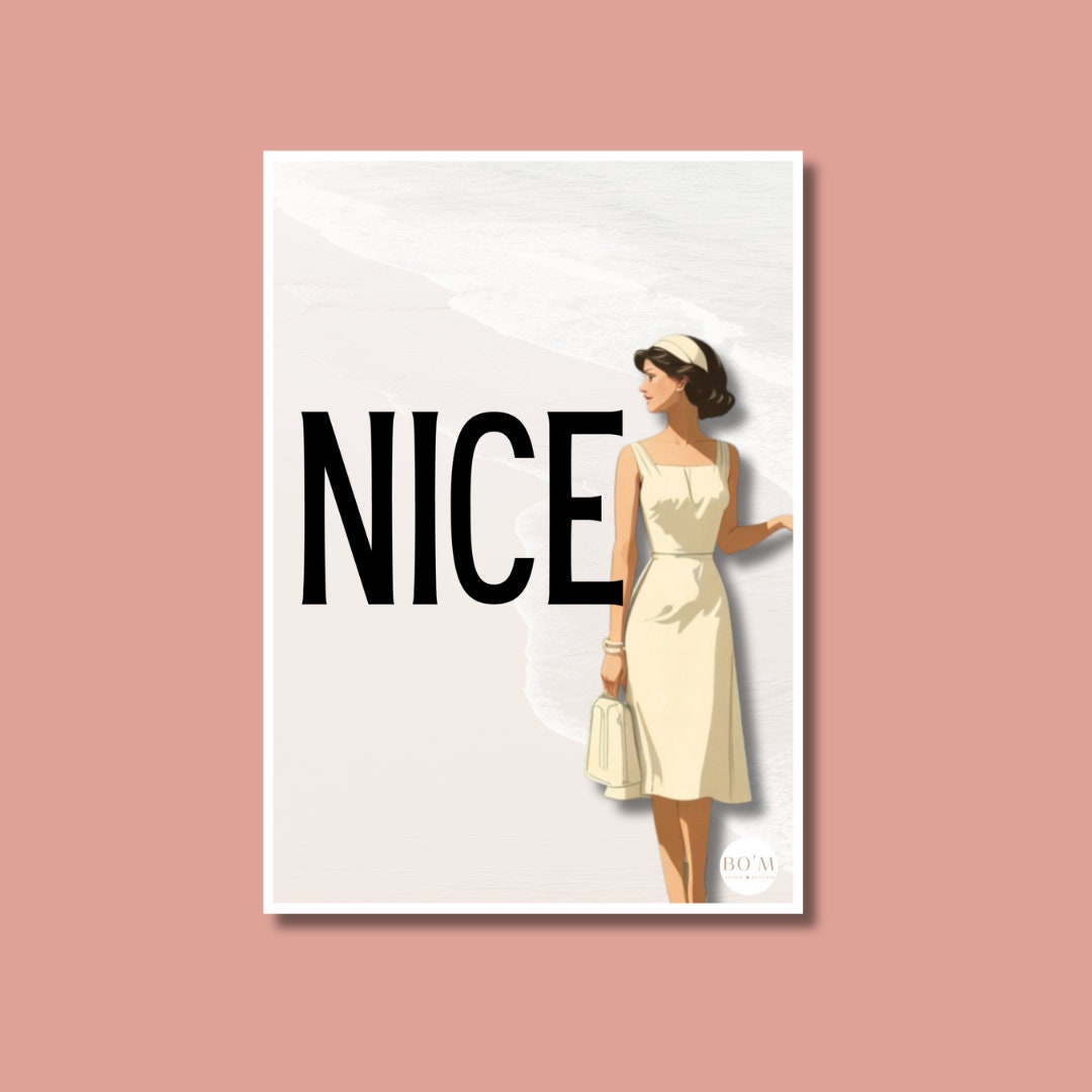 POSTER nice Vintage Woman A4 Size Artwork - Etsy