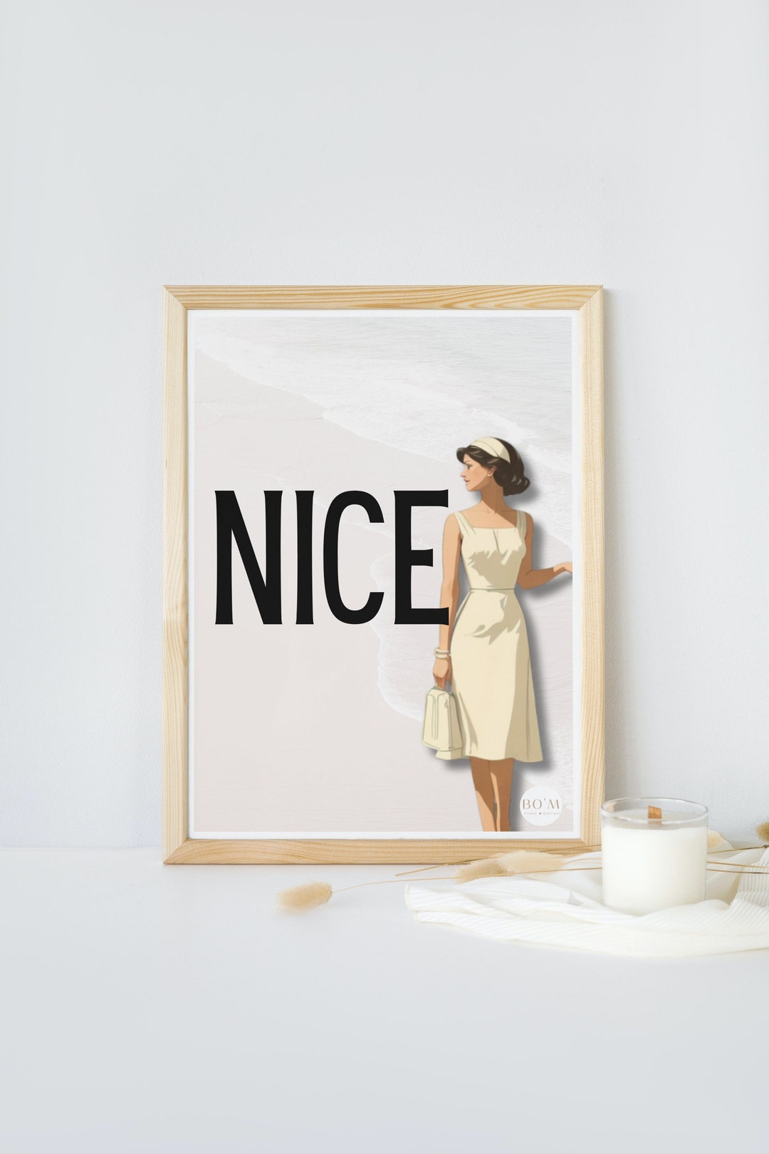 POSTER nice Vintage Woman A4 Size Artwork - Etsy