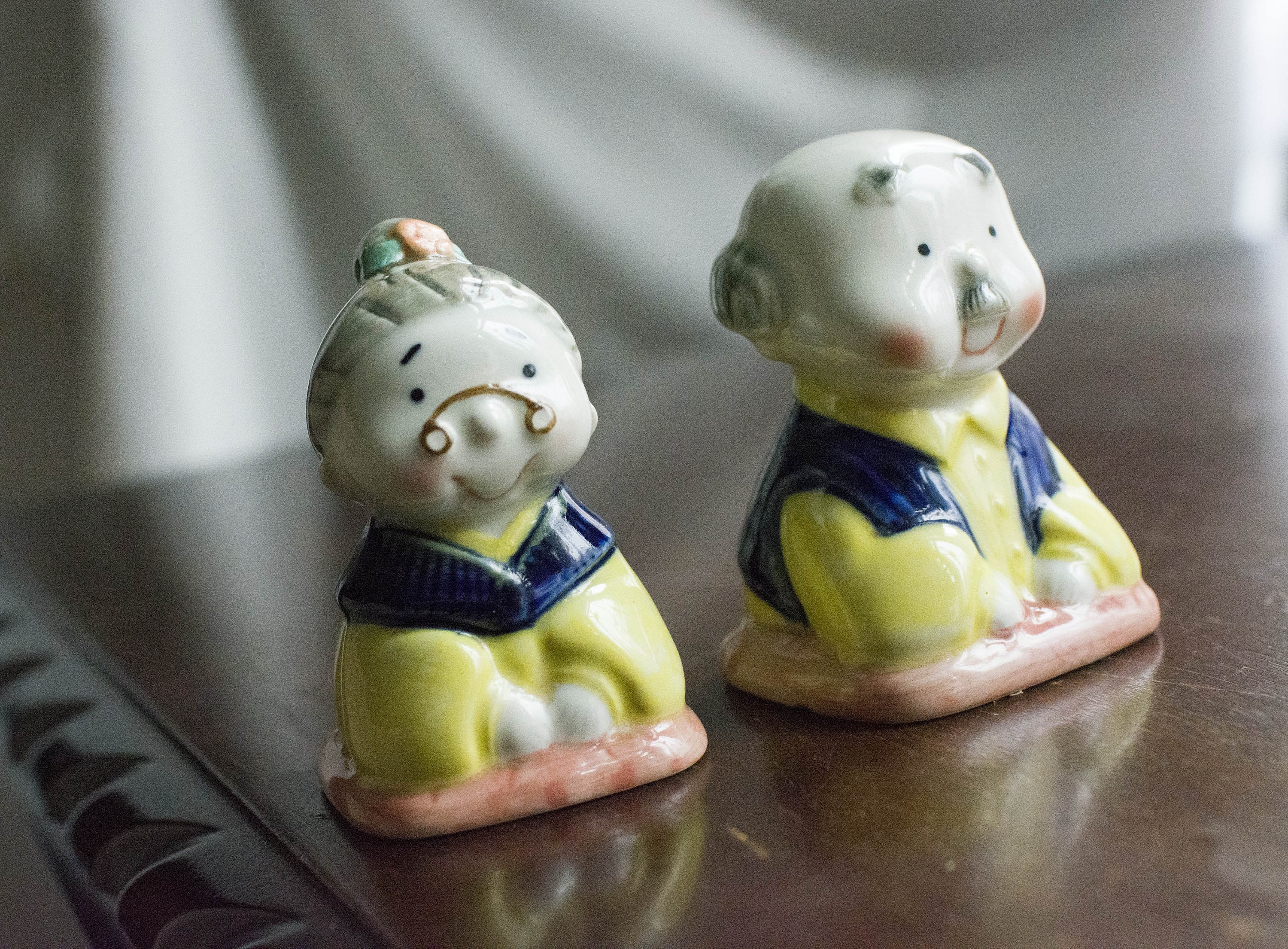 Old Lady Old Man Salt and Pepper Shakers Sweet Set Old Couple - Etsy