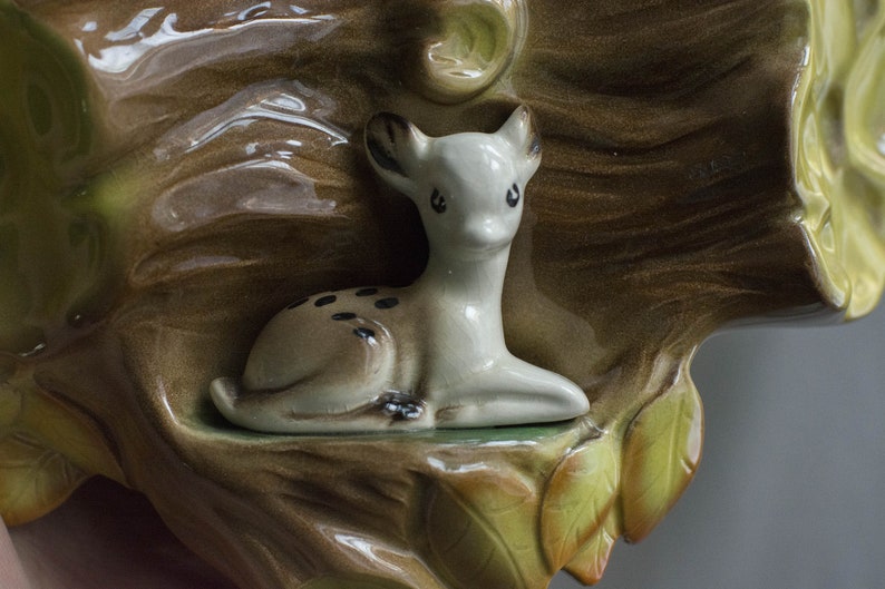 Vintage Hornsea Pottery Fauna Deer Wall Pocket Vase No. 573 Fauna Wall ...