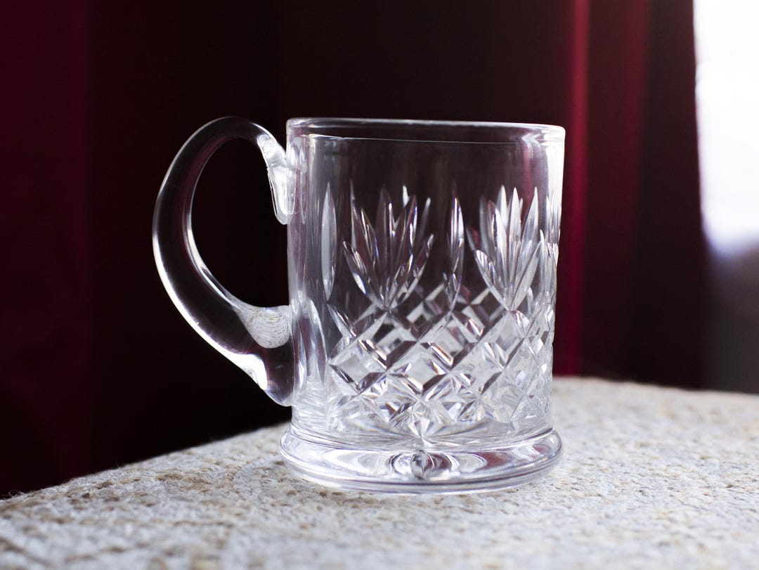 Vintage Thomas Webb, Cut Glass, Crystal Glass, Pint Tankard, WARWICK ...
