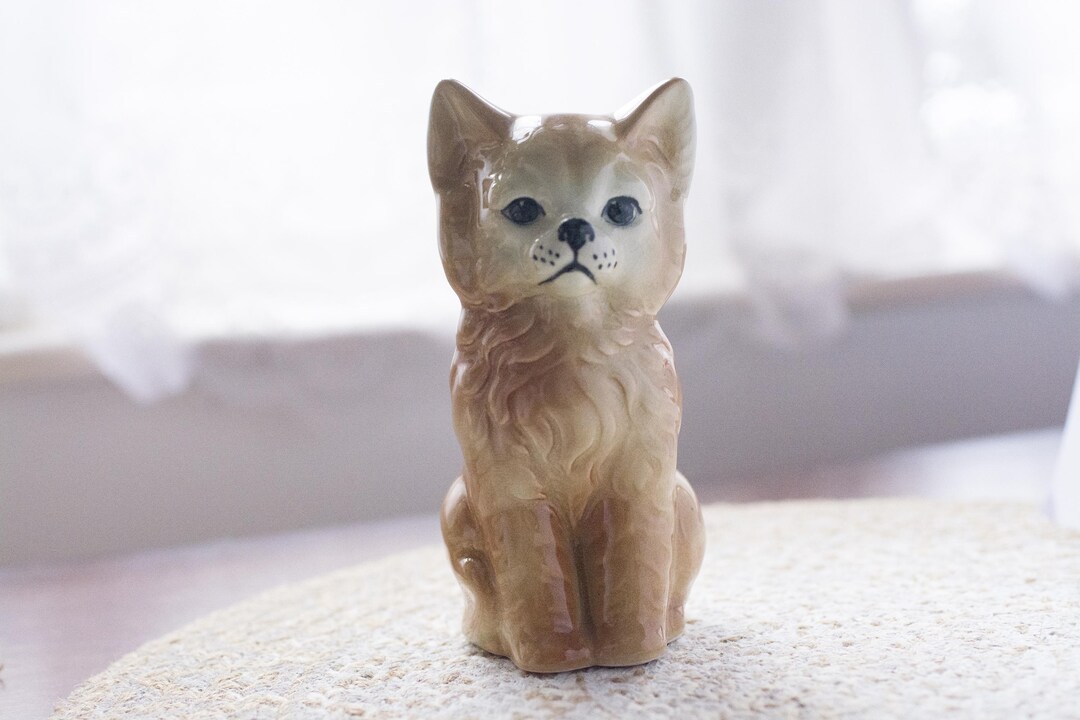 14.5 Cm Tall Vintage Duchy of Cornwall Ceramic Cat, Ginger Cat ...