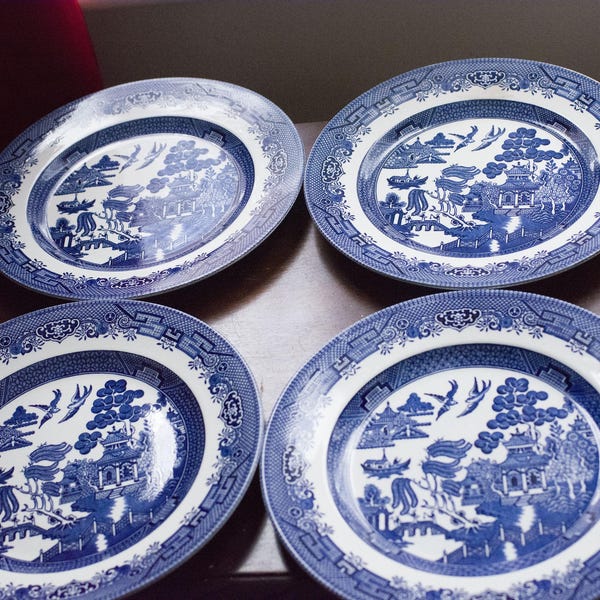 Willow Pattern Plate - Etsy
