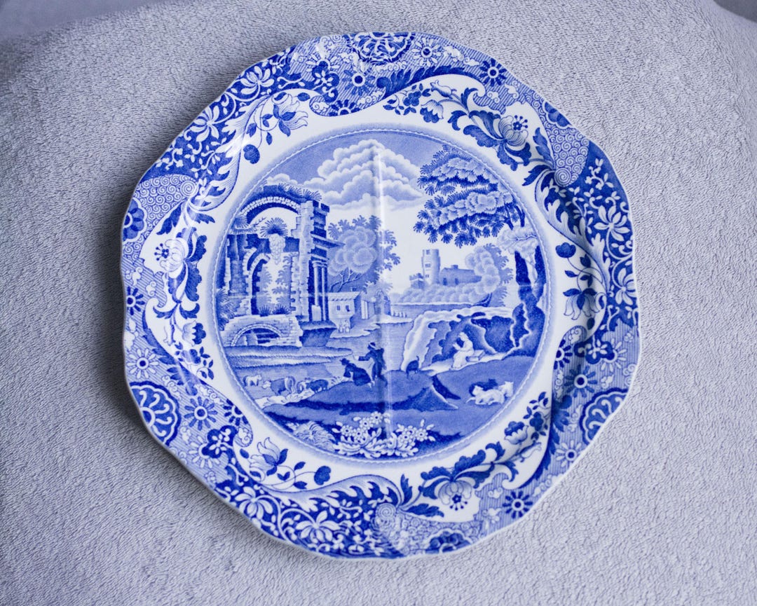 25 Cm Across, Spode's Copeland Plate, Italian Pattern, Made in England ...