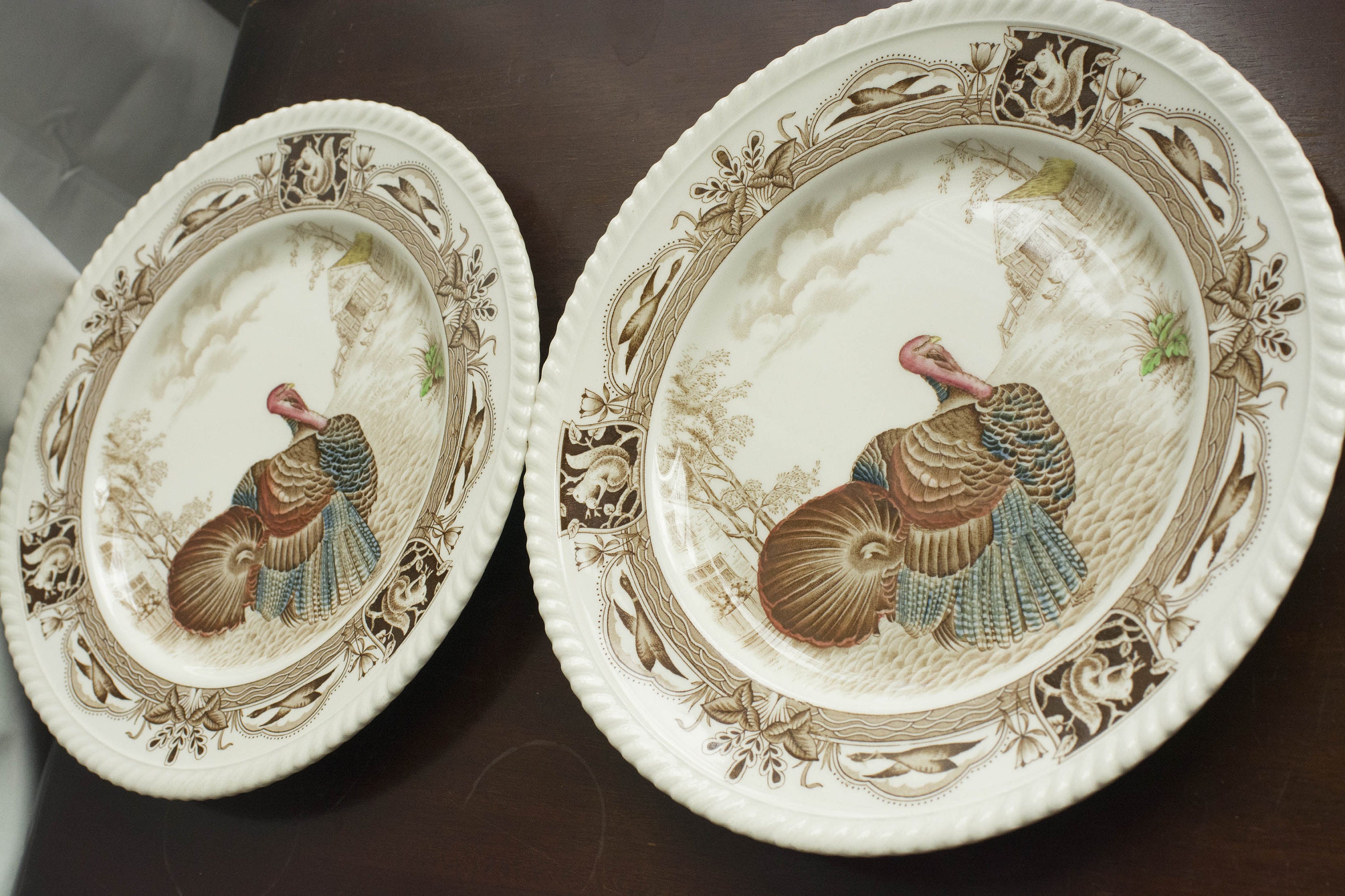 Set 2 X Barnyard King Johnson Brothers Thanksgiving Vintage - Etsy