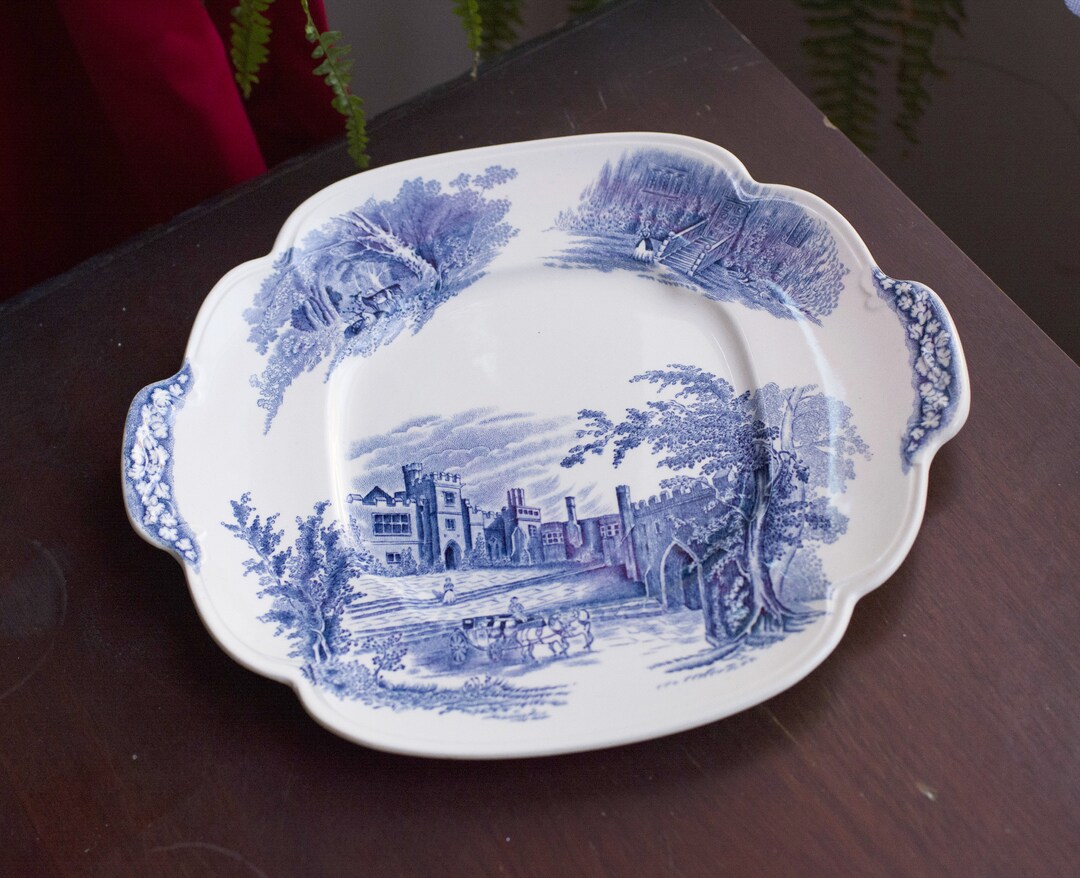 Cake, Sandwich Plate, Haddon Hall, Johnson Bros, Made in England ...