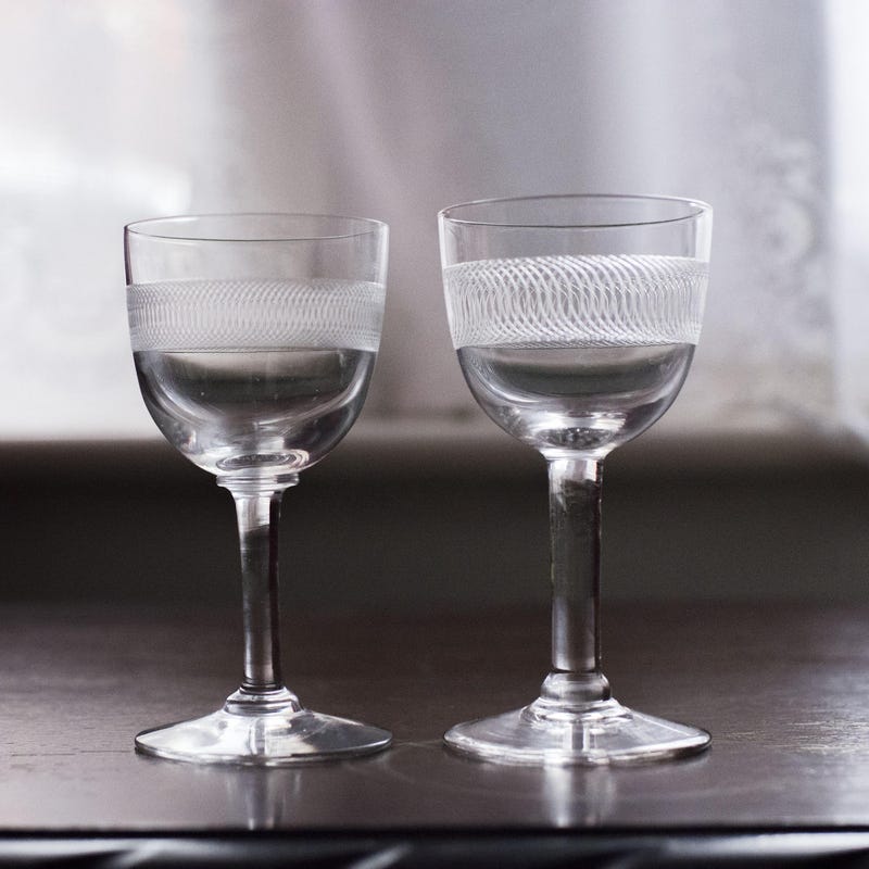 English Sherry Glasses - Etsy UK