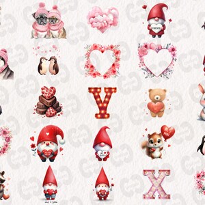 Mega Valentine's Day Clipart Bundle, Be My Valentine Graphics Clip Art ...