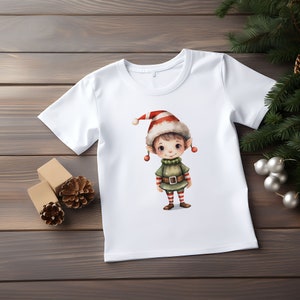 Watercolor Christmas Clipart Bundle, PNG & SVG XMAS Graphics, Cute ...