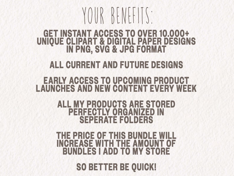 WHOLE SHOP Clipart Bundle, Entire Unlimited Lifetime Shop Access, Mega ...
