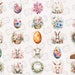 Mega Easter Clipart Bundle, Easter Graphics Clip Art PNG, Cute Easter ...
