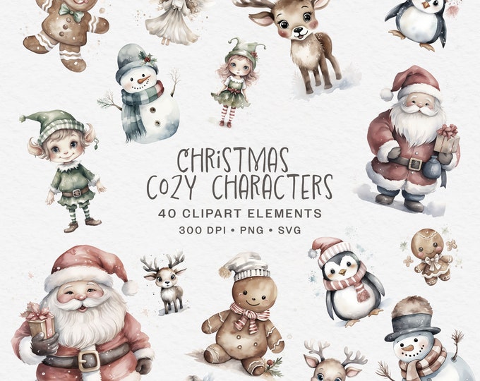 Christmas Toppers Clip Art - Cute Commercial Use Christmas Clipart ...