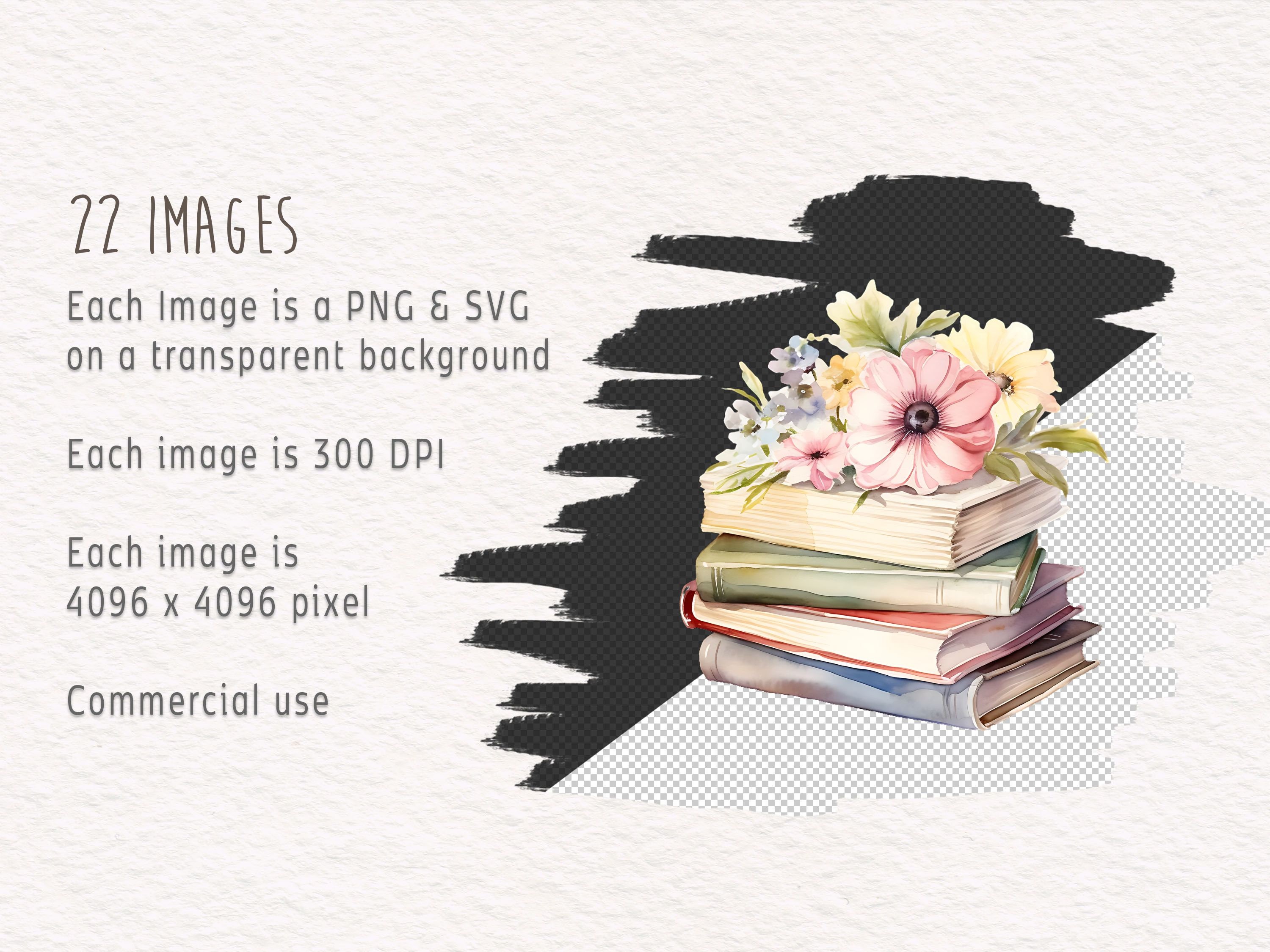 Watercolor Cottagecore Books Clipart, Pastel Book Graphics, Antique ...