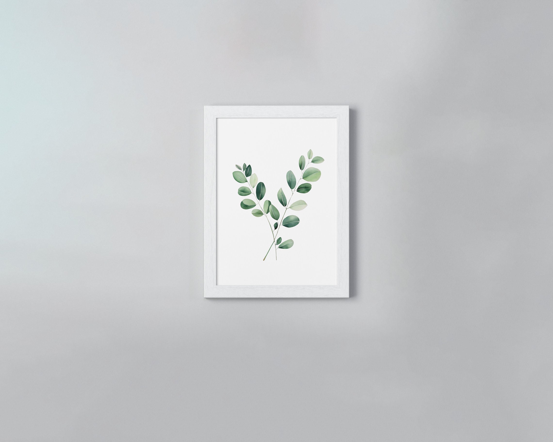 Watercolor Greenery Eucalyptus Clipart Greenery Clipart - Etsy