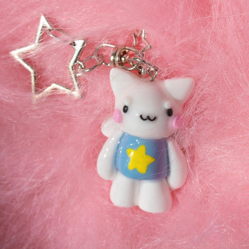 Polymer Clay Cat - Etsy