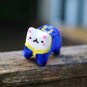 Vault Cat & Dogmeat Fallout Inspired Handmade Figurine, Video Game ...