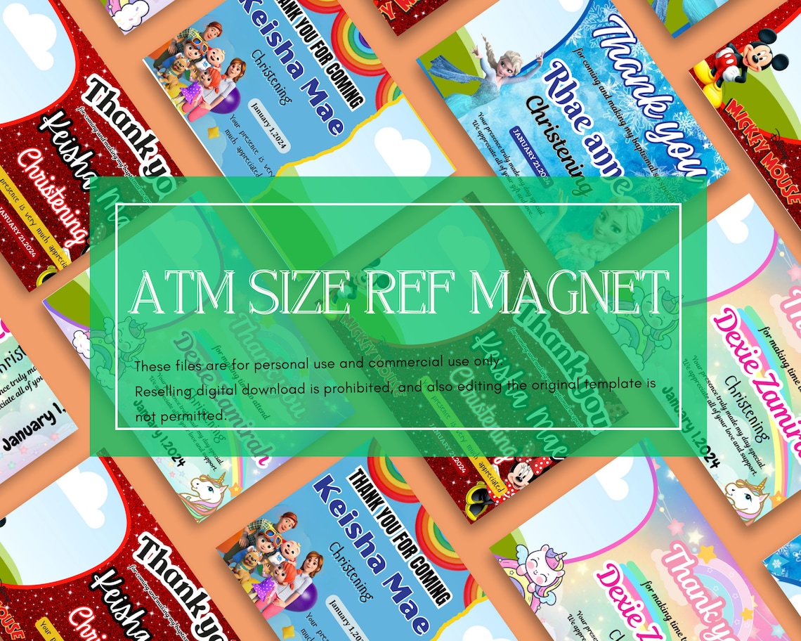 REF MAGNET TEMPLATE L Canva Pro - Etsy