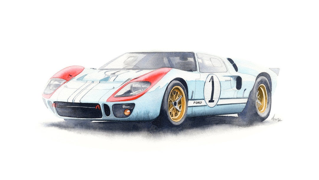 Ford Mkii 'GT40' 1015 Le Mans 1966 - Etsy