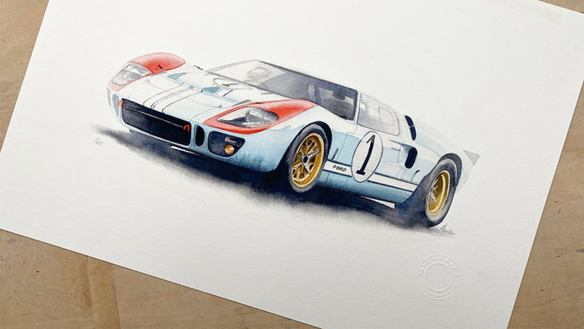 Ford Mkii 'GT40' 1015 Le Mans 1966 - Etsy