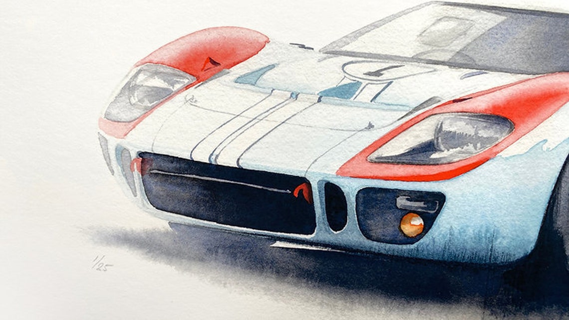 Ford Mkii 'GT40' 1015 Le Mans 1966 - Etsy