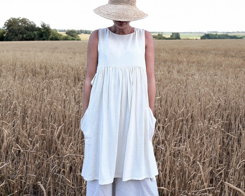 Woman Pinafore / Apron PDF Digital Sewing Pattern, Detailed Sewing ...