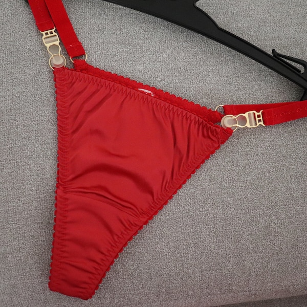 Satin Thong - Etsy