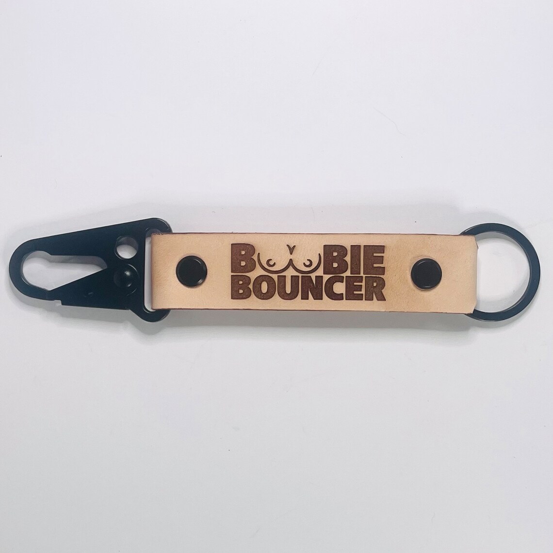 Boobie Bouncer Leather Keychain | 4x4 | Off-road | ATV | Side by Side ...