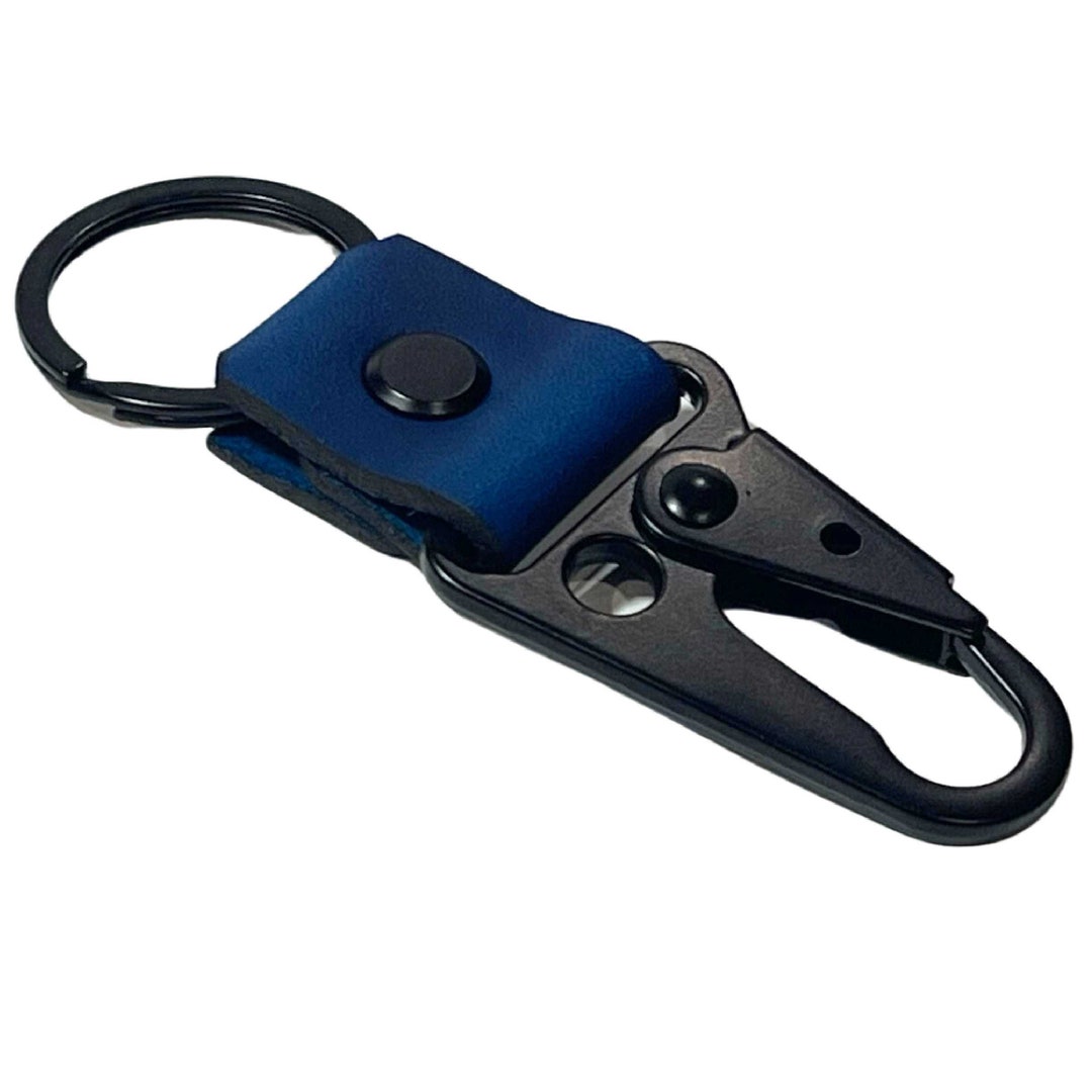 Leather Clip Keychain | Handmade Leather Keychain | EDC Keychain ...
