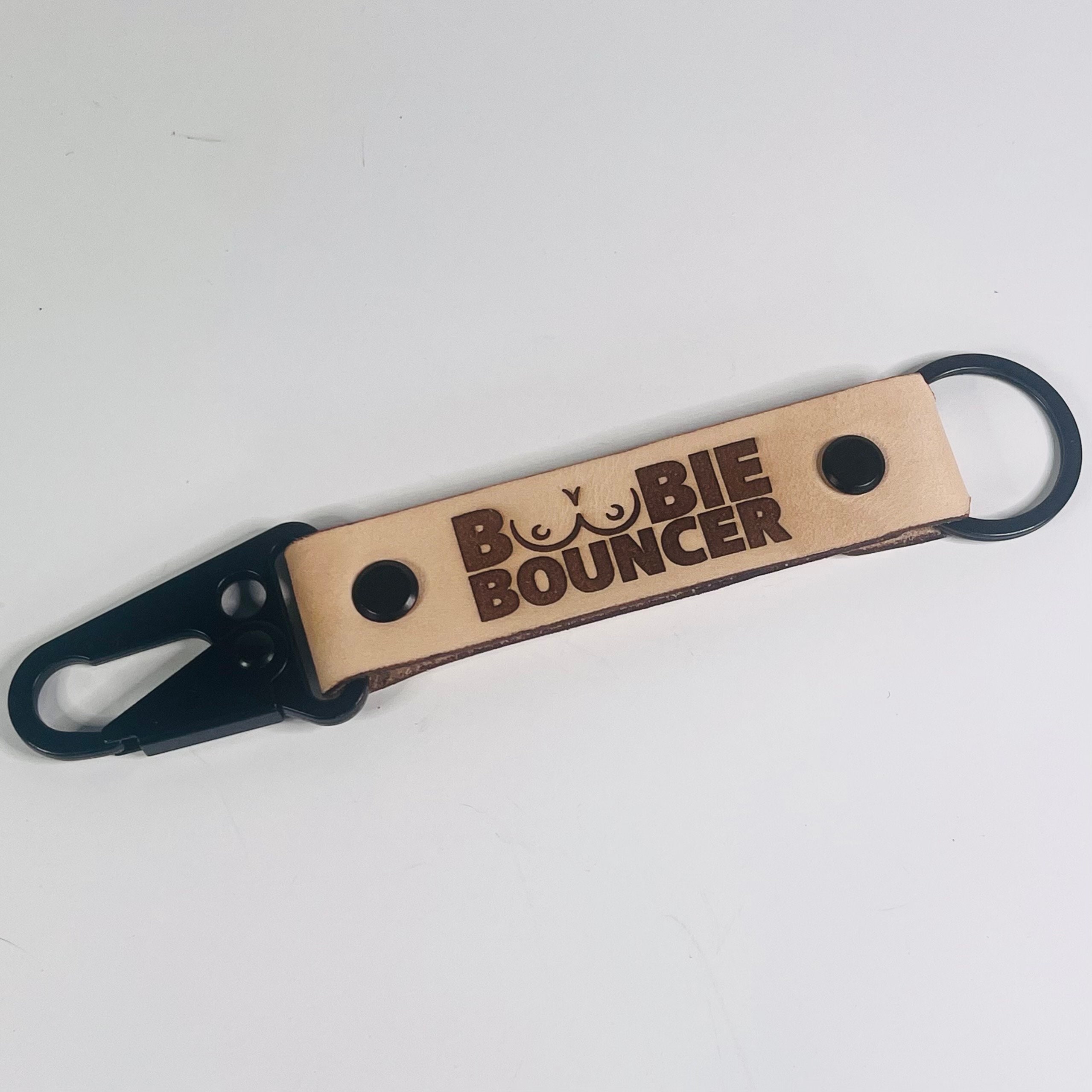 Boobie Bouncer Leather Keychain | 4x4 | Off-road | ATV | Side by Side ...