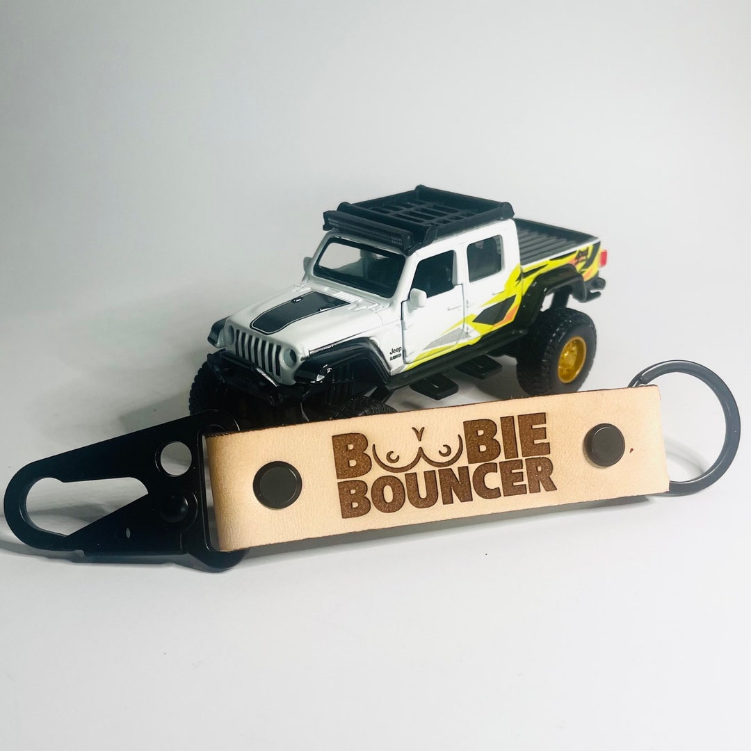 Boobie Bouncer Leather Keychain | 4x4 | Off-road | ATV | Side by Side ...