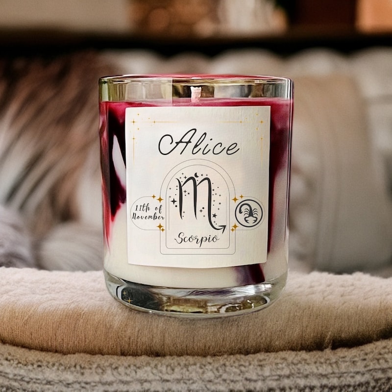 Scorpio Candle - Etsy