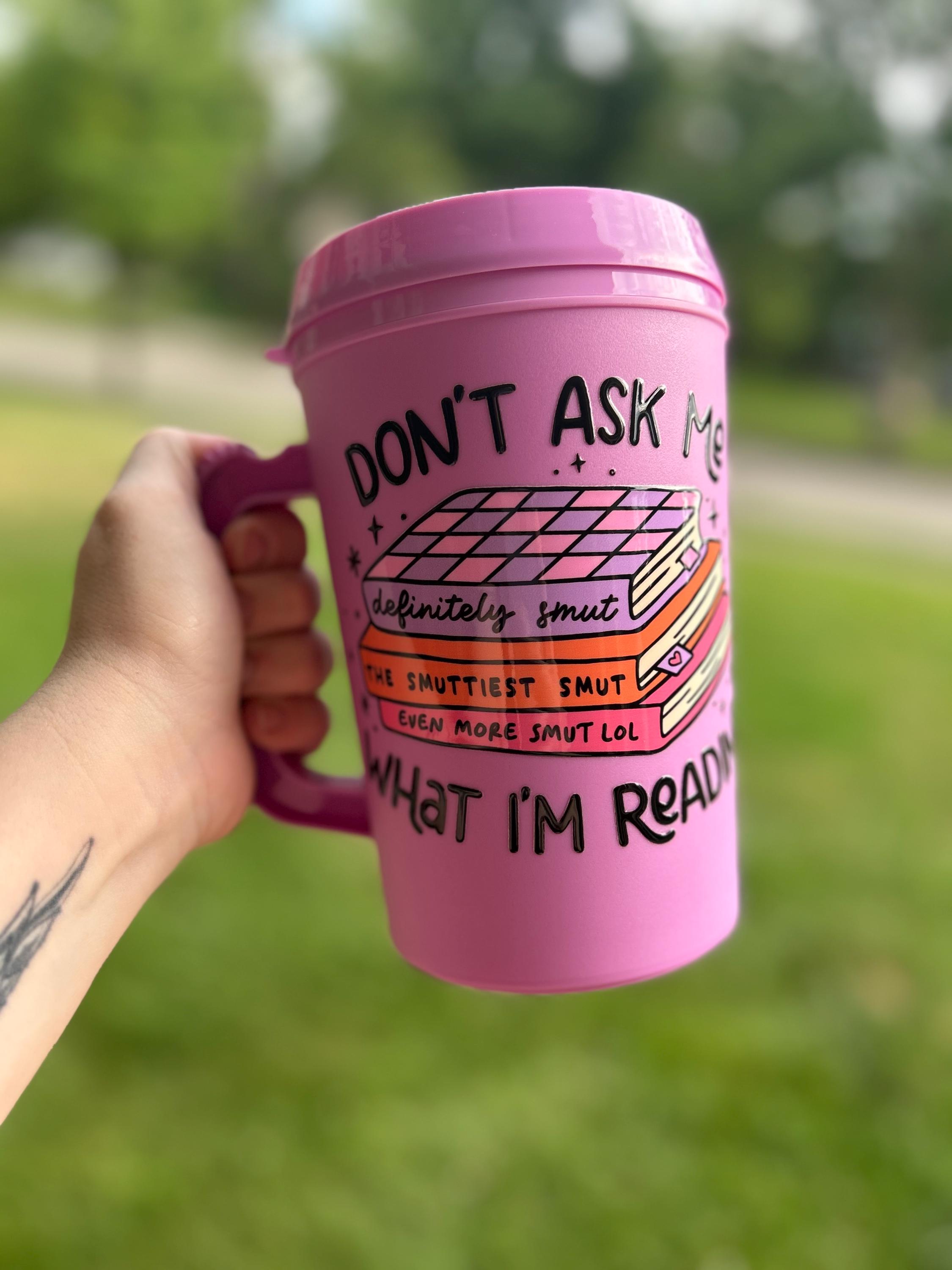 34oz Reading Smut Hip Sip Mug - Etsy