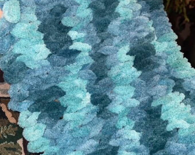 Bernat Alize Loop Yarn Blanket Seaport Blue - Etsy